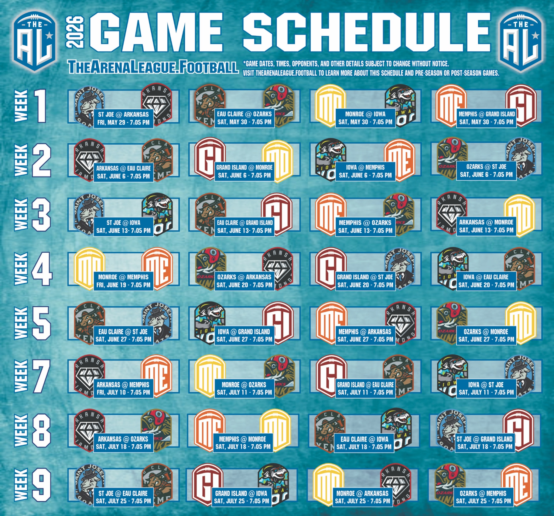 Arena Football 2025 | The Arena League - Fan-First Pro Arena Football